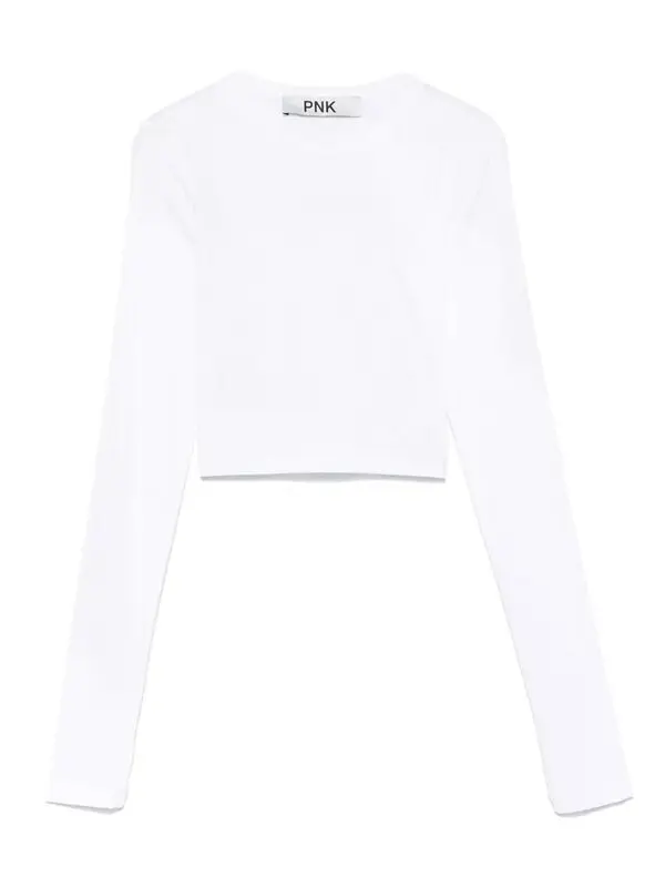 PNK Long-sleeved Cropped Top