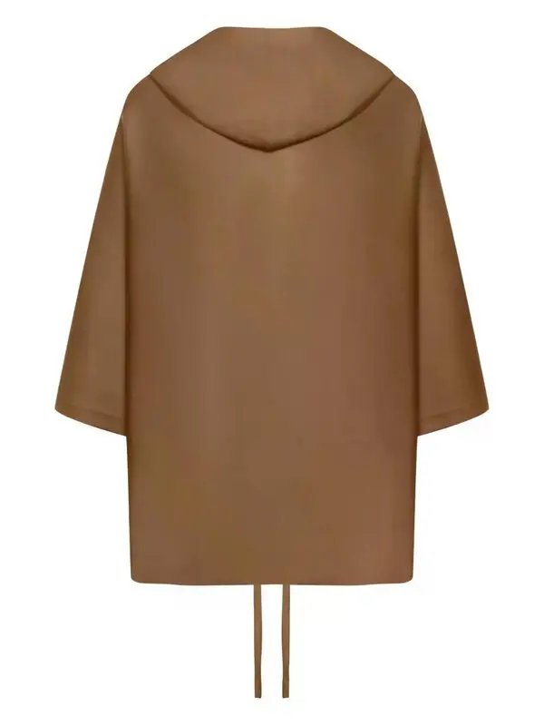 Max Mara Hooded Wool Cardigan-coat
