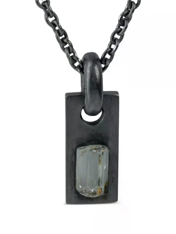PARTS OF FOUR Plate Beryl Necklace - Black
