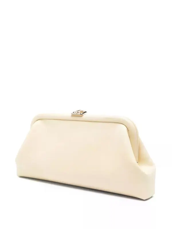 JIMMY CHOO Skylar Chain Clasp Clutch - Neutrals