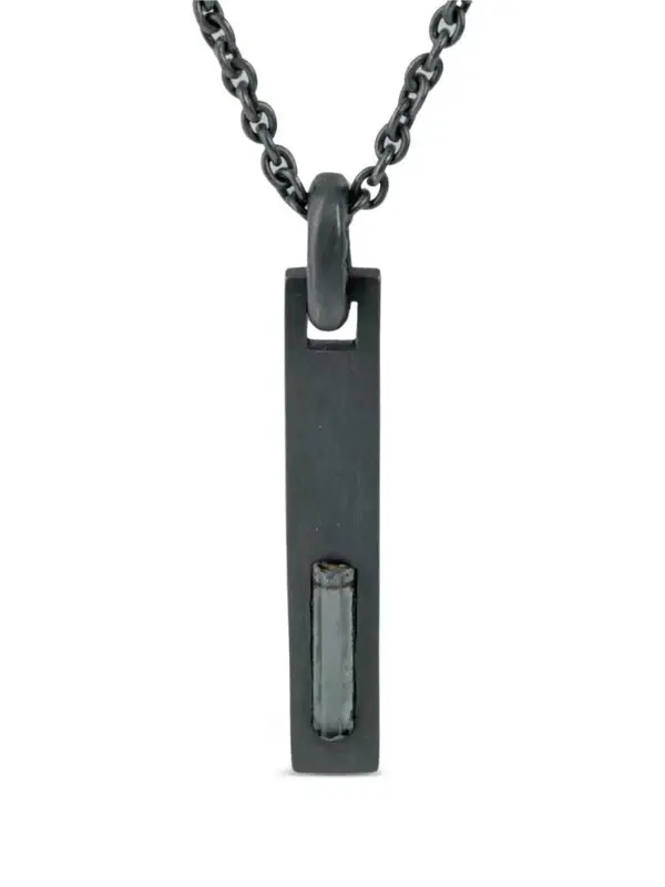 PARTS OF FOUR Plate Beryl Necklace - Black