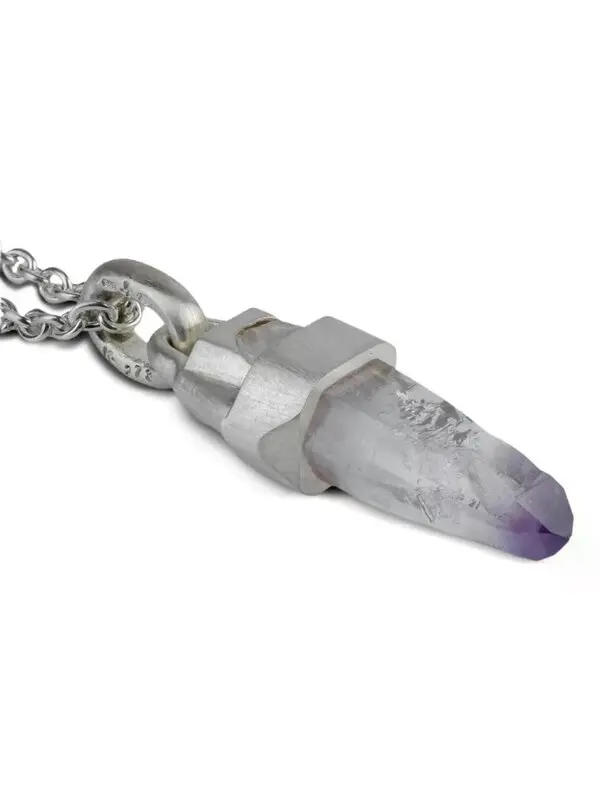 PARTS OF FOUR Amethyst Sterling Necklace - Silver