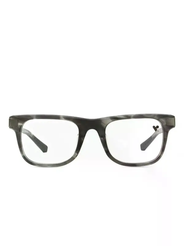 Shinola Thunderbolt Rectangle-frame Glasses - Brown