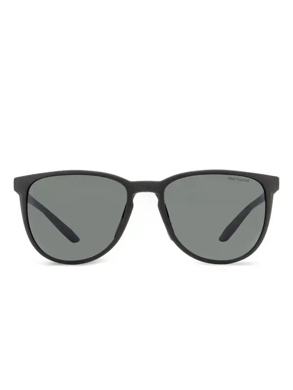 Nike Oval-frame Keyhole-bridge Sunglasses - Black