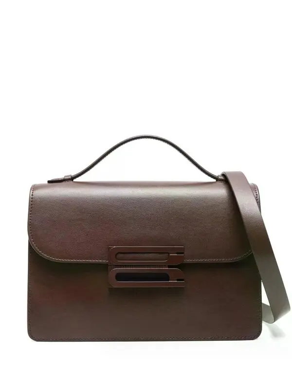 Victoria Beckham Dorian Leather Shoulder Bag - Brown