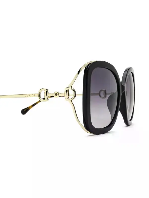 Gucci Horsebit Oversized Sunglasses