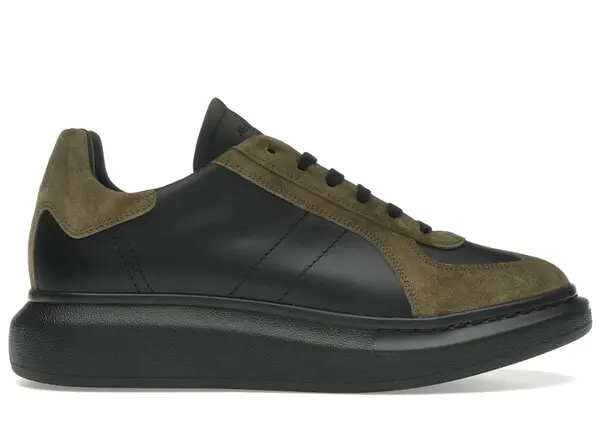 Alexander McQueen Oversized Retroin Sneakers - Black/mud