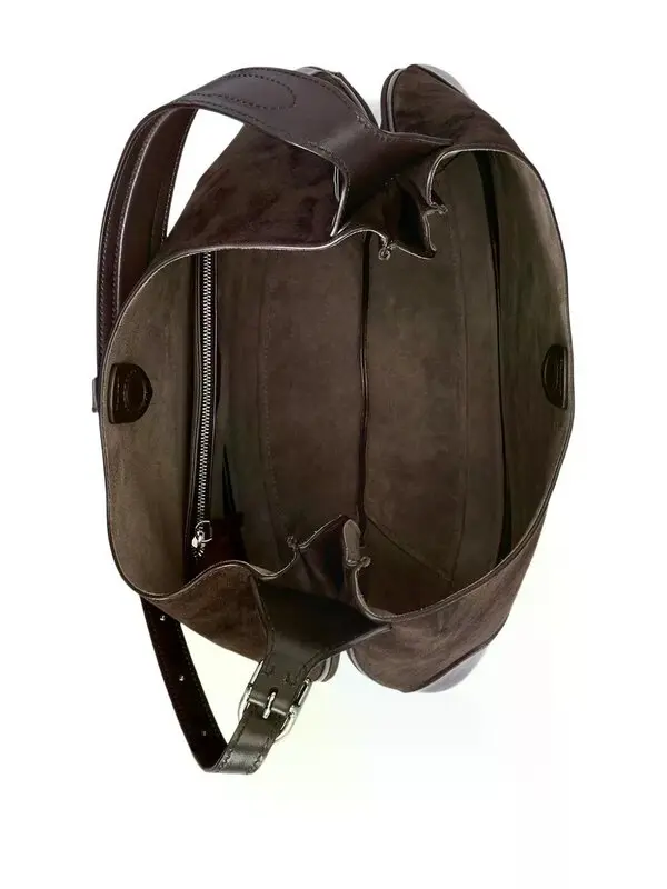 Polo Ralph Lauren Polo Id Suede Shoulder Bag