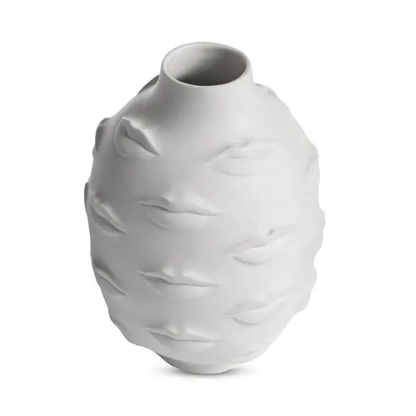 Jonathan Adler Gala Round Vase - White