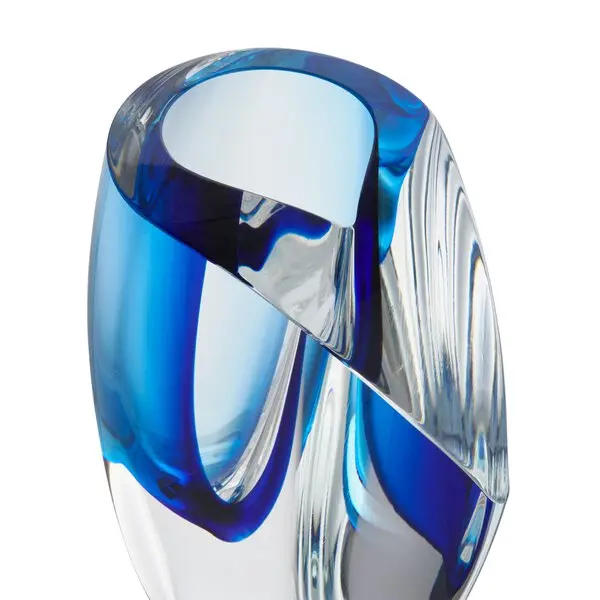 KOSTA BODA Mirage Vase, Large - Blue