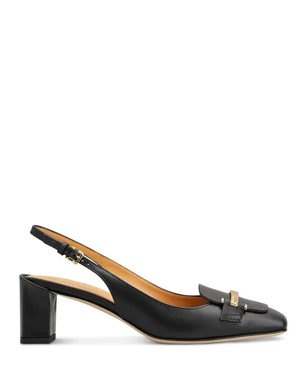 TOD'S Slingback Pumps - Black