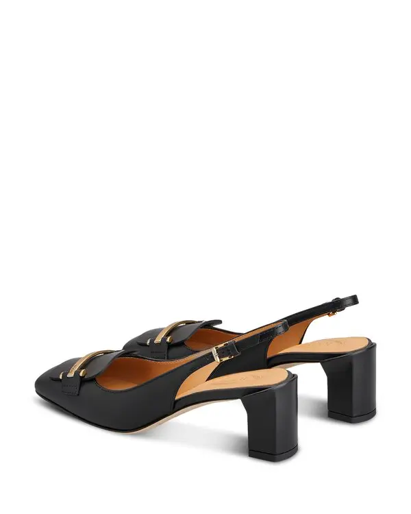 TOD'S Slingback Pumps - Black