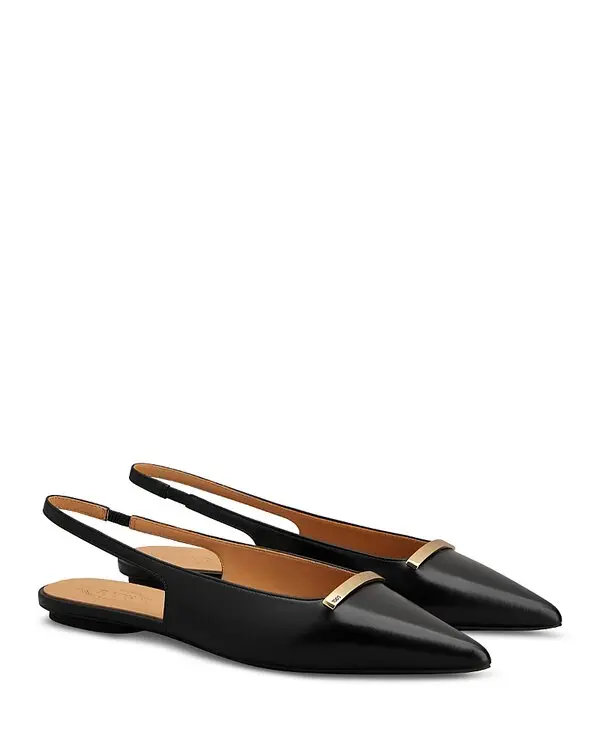 TOD'S Slingback Ballerina Flats - Black
