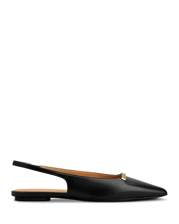 TOD'S Slingback Ballerina Flats - Black