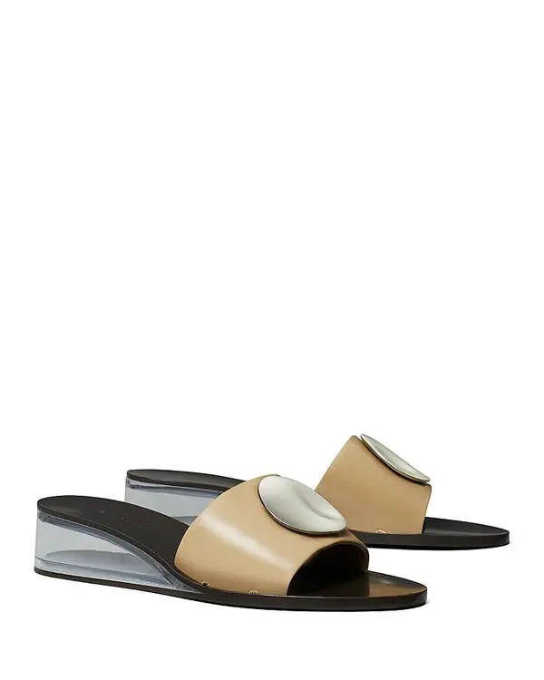 Tory Burch Patos Wedge Slide - Chateau Gray