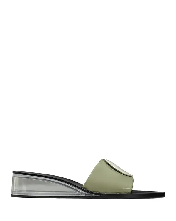 Tory Burch Patos Wedge Slide - Light Jade