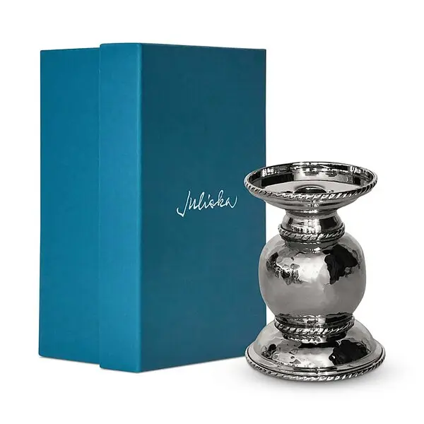 JULISKA Graham 5 Pillar/taper Candleholder - Silver