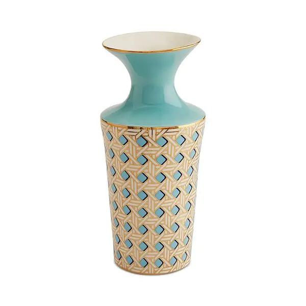 Jonathan Adler Basketweave Cuff Vase - No Color