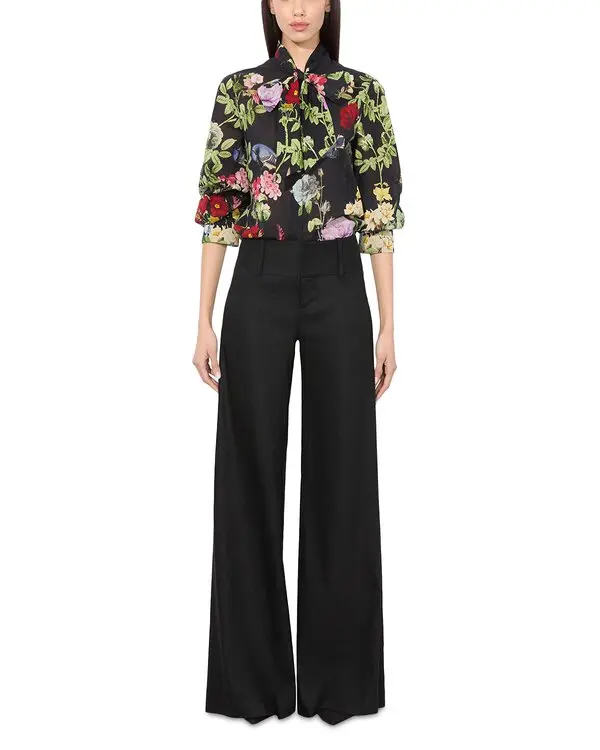 Alice + Olivia Lloyd Floral Blouse - Venus Floral