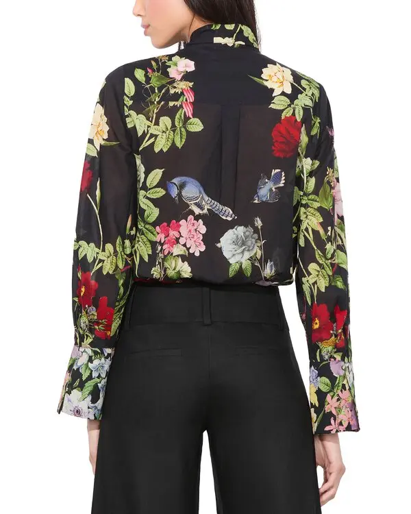 Alice + Olivia Lloyd Floral Blouse - Venus Floral