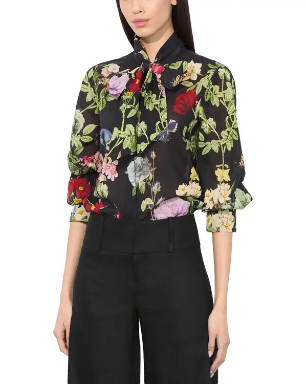Alice + Olivia Lloyd Floral Blouse - Venus Floral