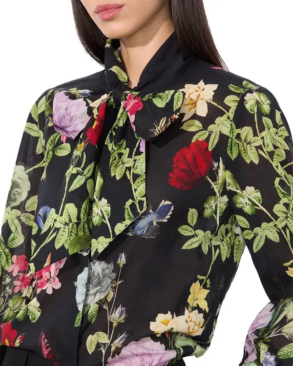 Alice + Olivia Lloyd Floral Blouse - Venus Floral