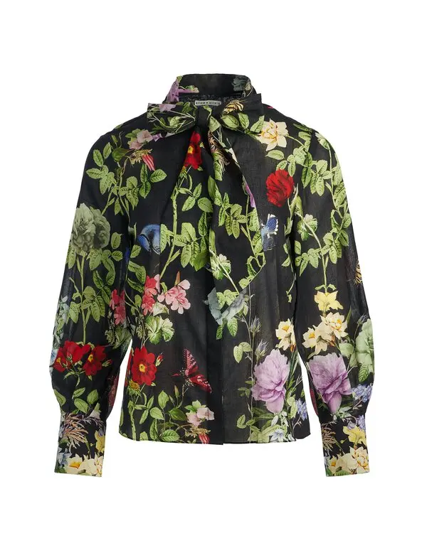 Alice + Olivia Lloyd Floral Blouse - Venus Floral