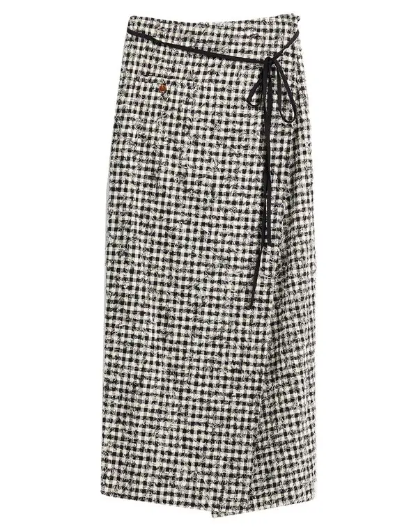 ALYSI Midi Cotton Skirt