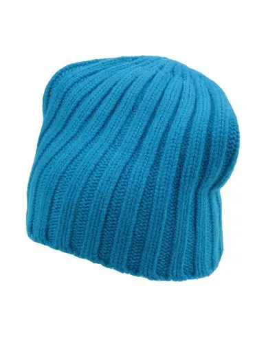 SEMICOUTURE Wool-blend Ribbed Beanie - Blue