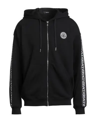 Versace Cotton Blend Zip-up Hoodie