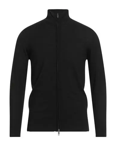 Iceberg Wool Zip Up Cardigan - Black