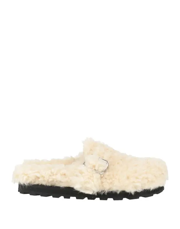 JIL SANDER Shearling Mules