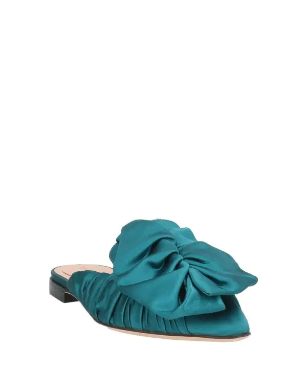 Alberta Ferretti Textile Mules