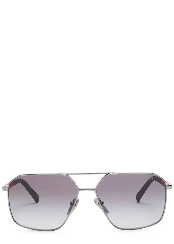 Prada Aviator-style Sunglasses - Silver