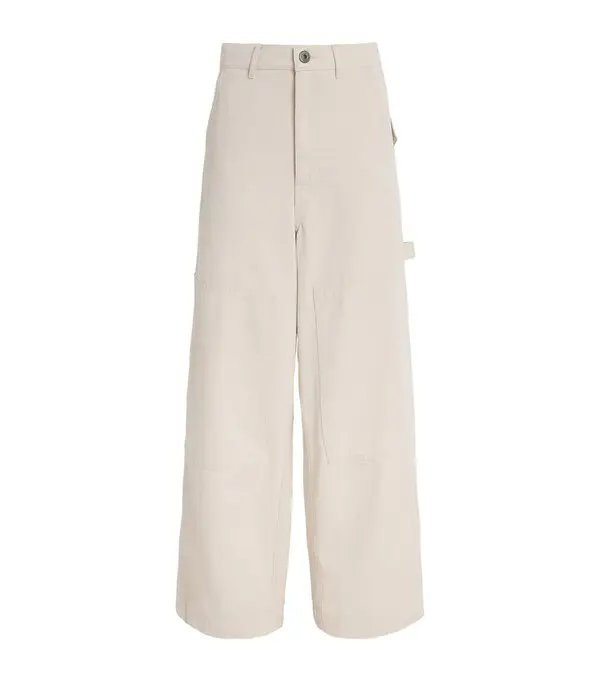 Max Mara Cotton Cargo Trousers