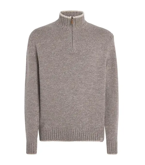 Paul & Shark Wool-cashmere Heavy Knit Pullover Sweater
