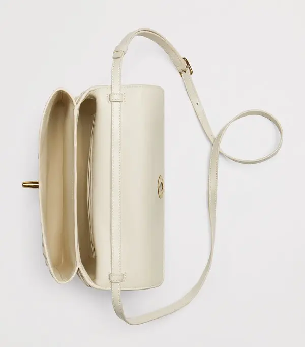 Bottega Veneta Leather Knot Lock Top-handle Bag - Neutral