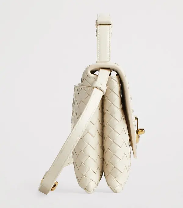 Bottega Veneta Leather Knot Lock Top-handle Bag - Neutral