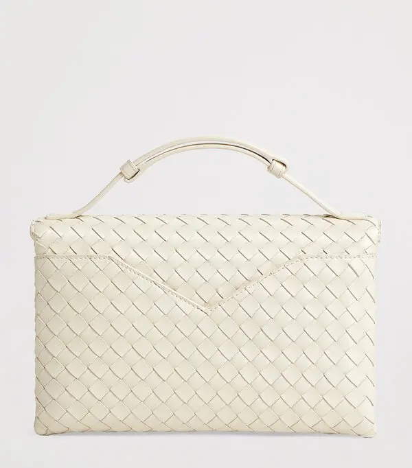 Bottega Veneta Leather Knot Lock Top-handle Bag - Neutral