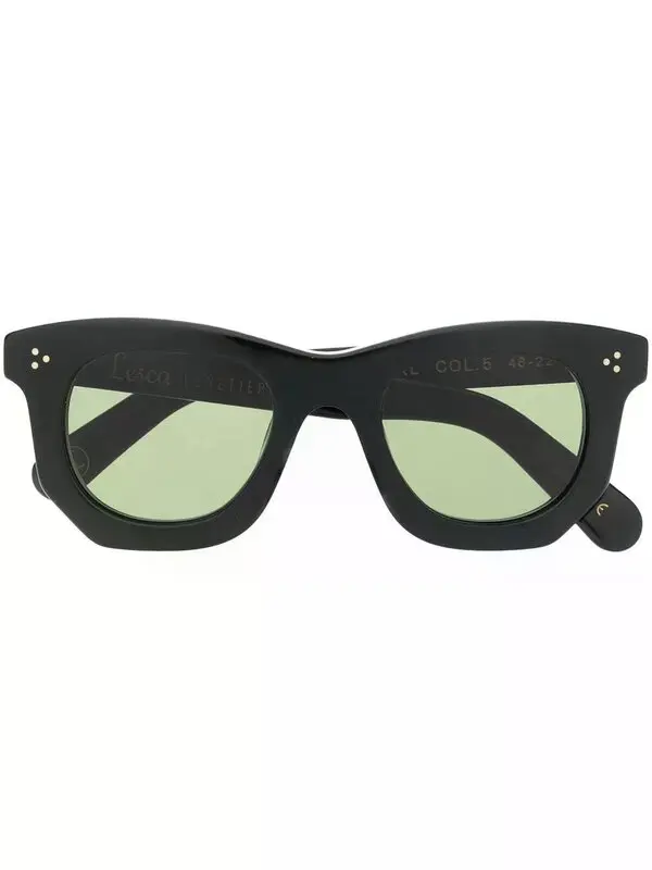 LESCA Thick-frame Sunglasses
