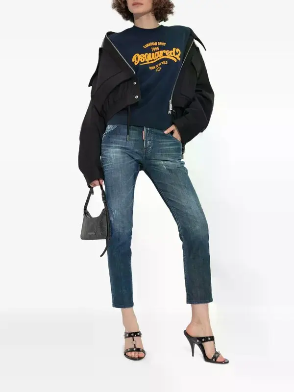 Dsquared2 Canadian Bros-print T-shirt