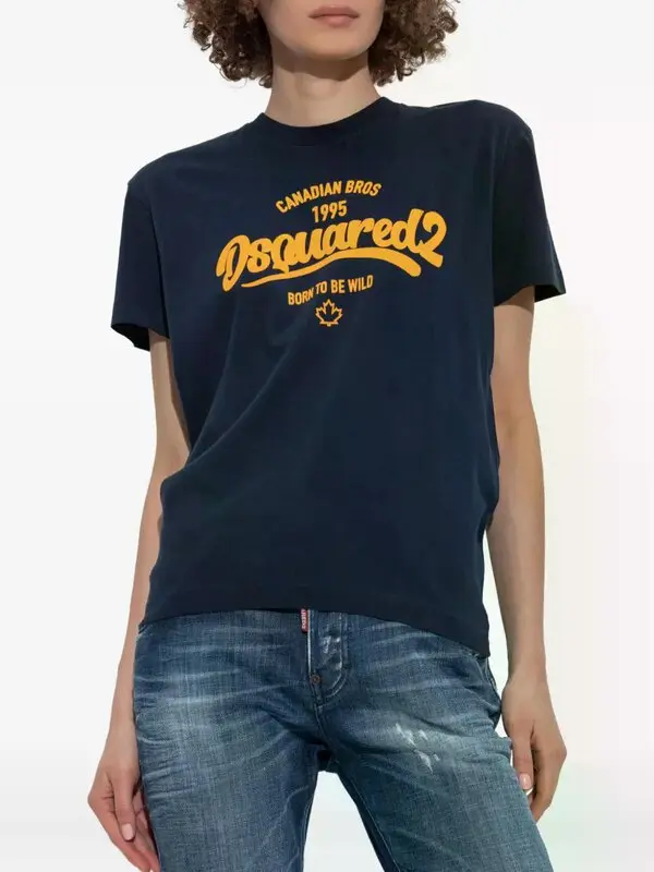 Dsquared2 Canadian Bros-print T-shirt