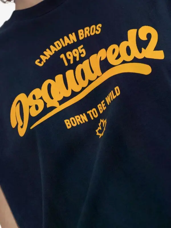 Dsquared2 Canadian Bros-print T-shirt