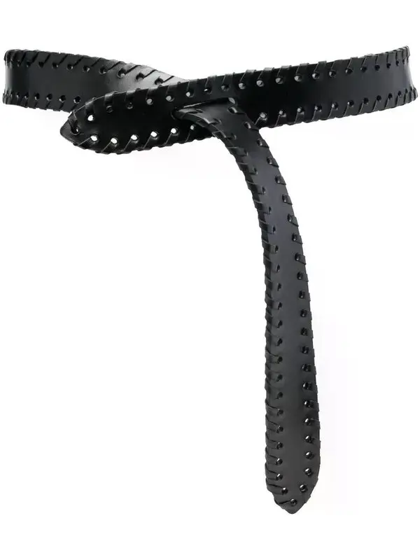 Isabel Marant Étoile Lecce Whipstitch-trim Leather Belt
