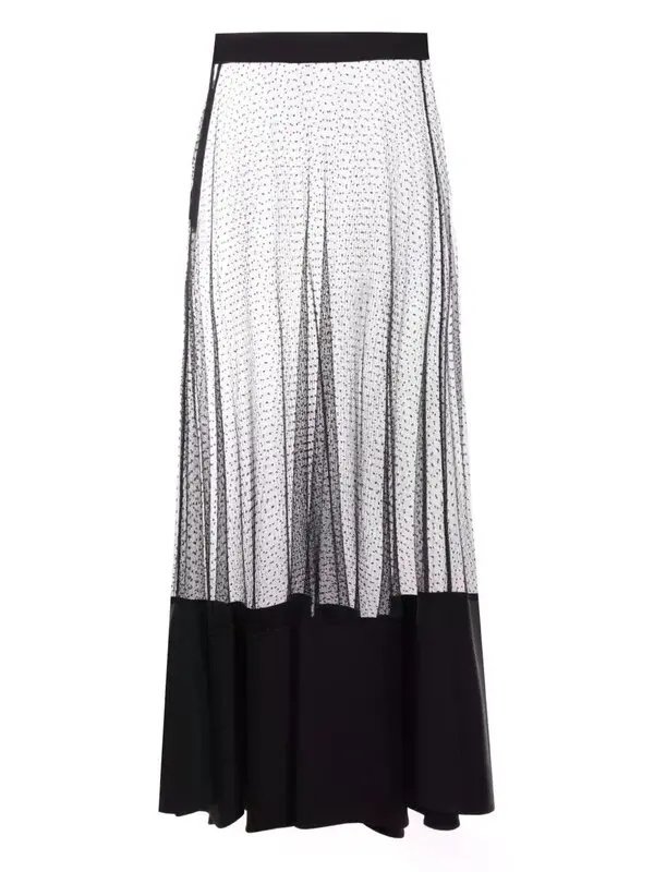 ALAINPAUL Point D'esprit Tulle Circle Skirt