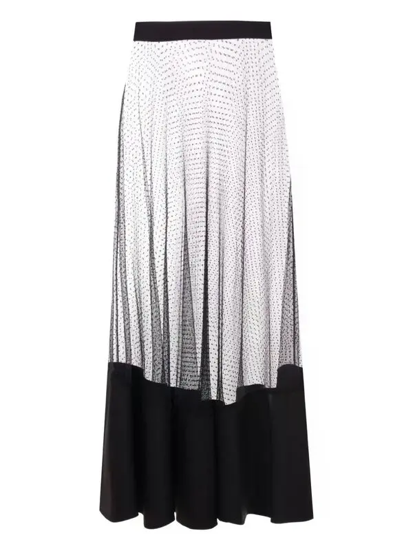 ALAINPAUL Point D'esprit Tulle Circle Skirt