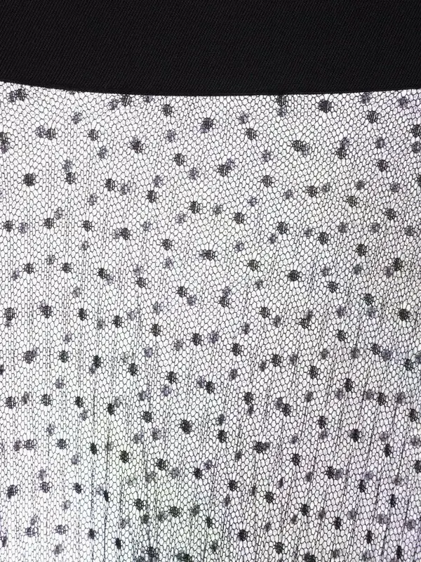 ALAINPAUL Point D'esprit Tulle Circle Skirt