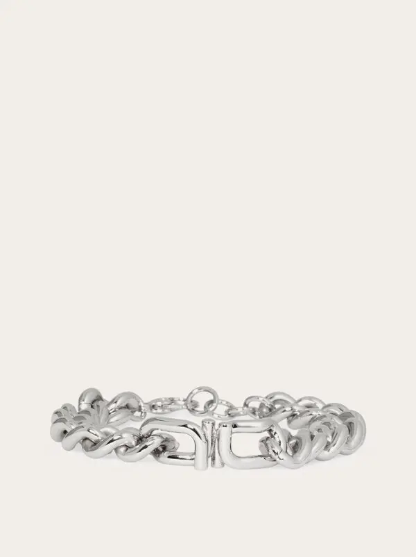 FERRAGAMO Gancini Chain Bracelet - Orange
