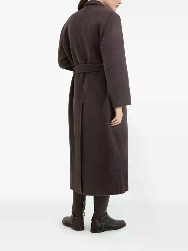 Brunello Cucinelli Double-breasted Belted Coat