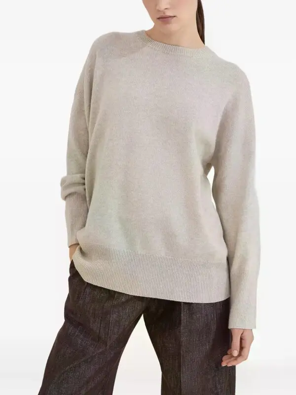 Brunello Cucinelli Monili-chain Cashmere Sweater